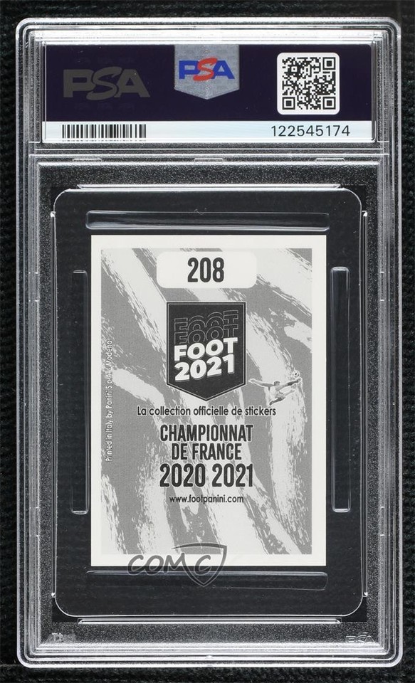 2020-21 Panini Foot Stickers Rayan Cherki #208 PSA 5 | eBay