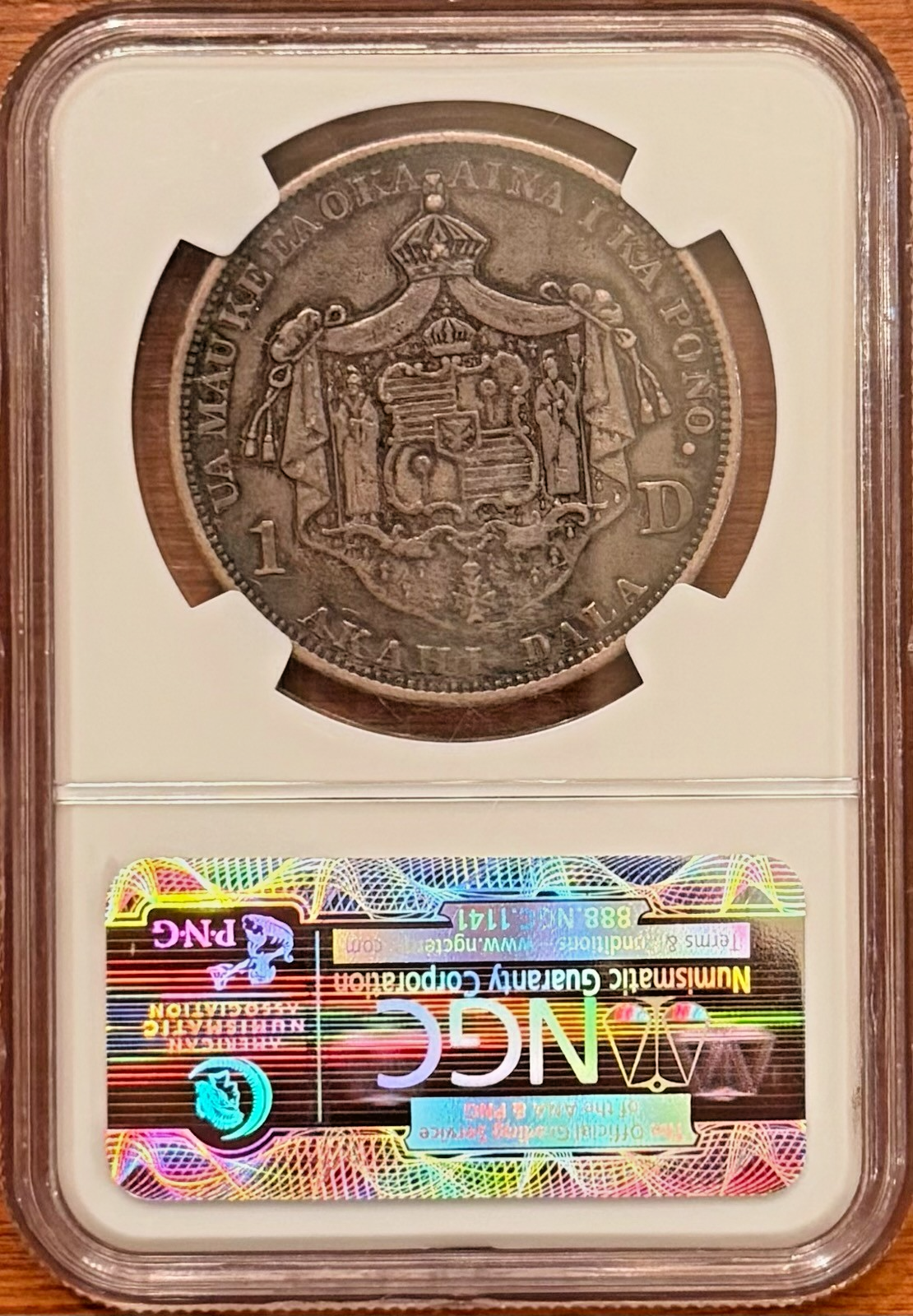 1883 Hawaii Silver Dollar XF 40 *NGC Classic Holder* Low Mintage ...