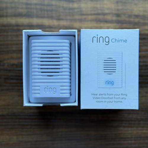 Ring Wi-Fi Chime Doorbell Outlet Plug-In White 1st Generation 8AC1S5 ...