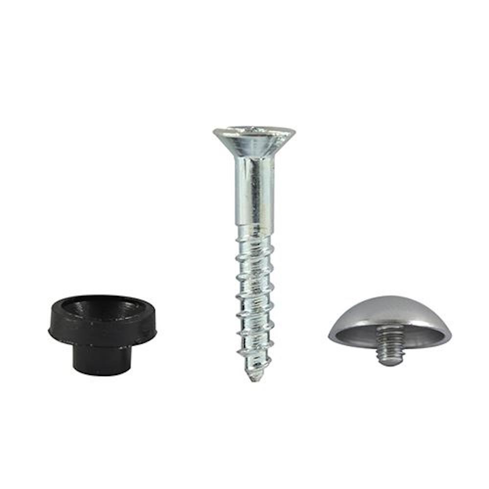 Timco Mirror Hanging Screws - Zinc - Chrome Dome Head 200 Pieces ...