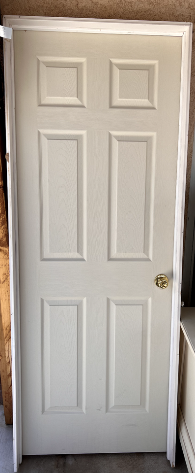 30 In. X 80 In. 6 Panel Colonist Primed Textured Molded Composite ...