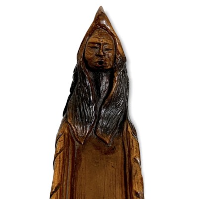Handmade Thomas Maracle Incense Holder Man Eagle Canadian Native Art ...