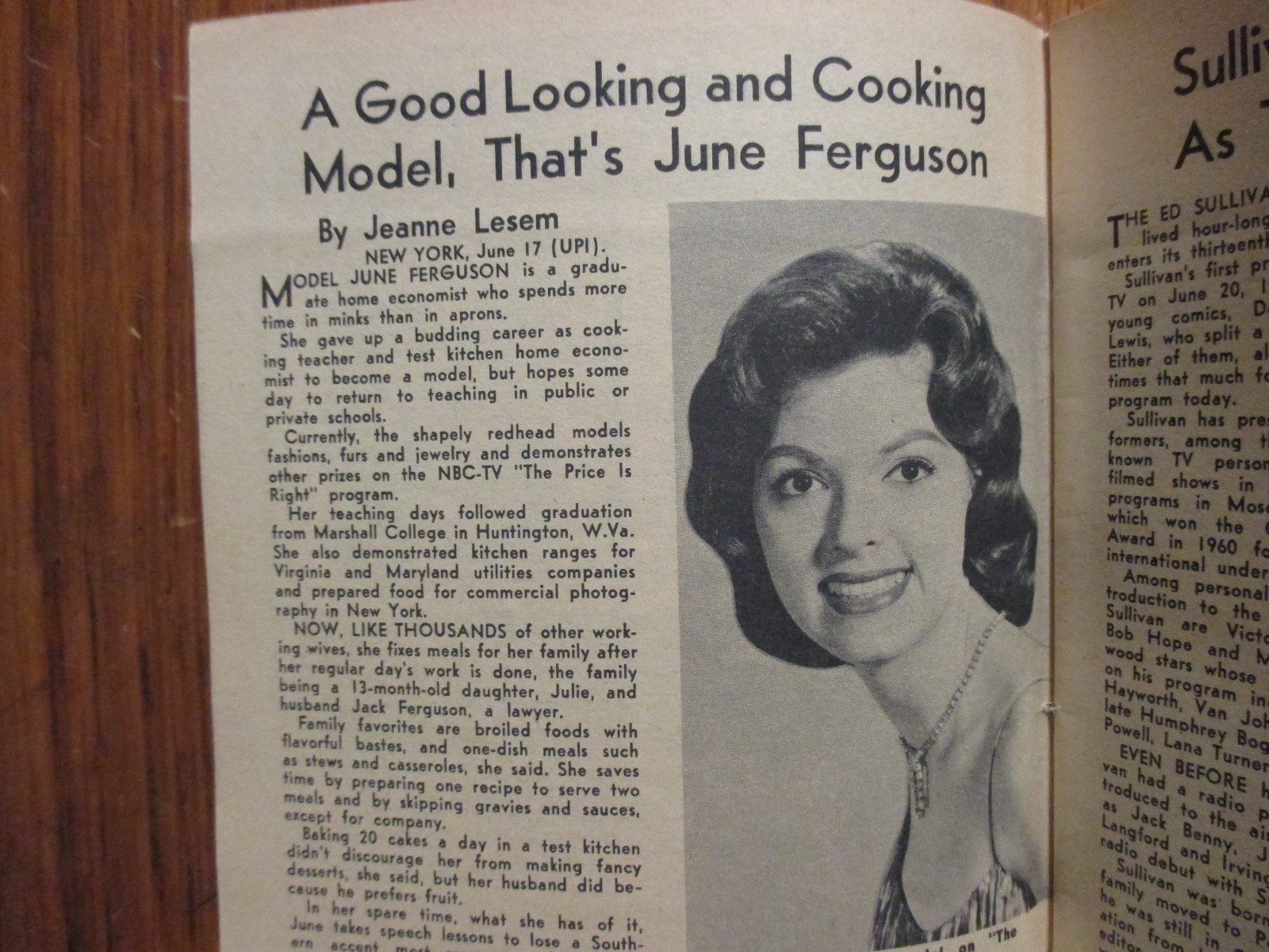 June-1961 St Louis TV Maga(LAUREL AND HARDY/JUNE FERGUSON/RICK JASON/ED ...