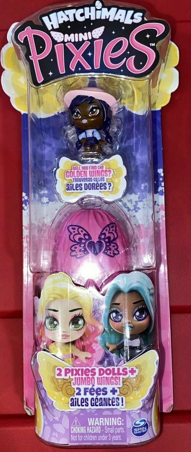 HATCHIMALS MINI PIXIES 2 Pixies Dolls + Jumbo Wings - FAST SHIPPING | eBay