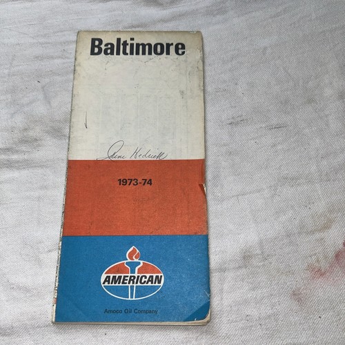 1973-74 American Oil Baltimore Vintage Road Map | eBay