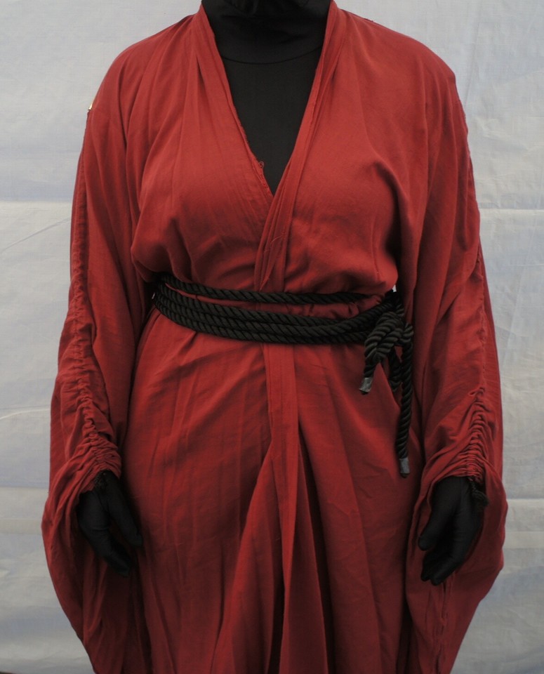 Medieval Occult Sheer Ritual Robe Halloween Witch Larp pagan Martial ...