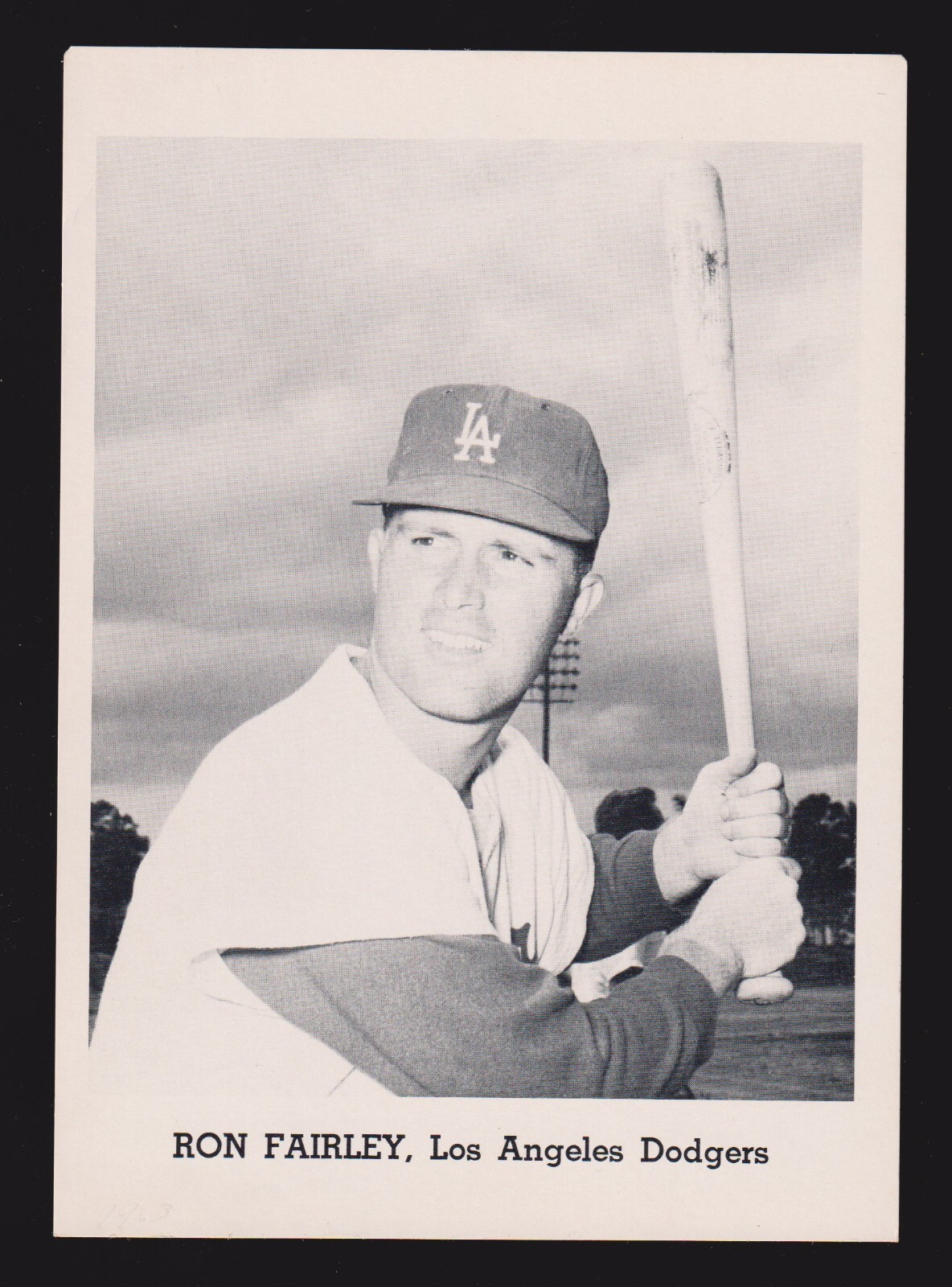 1958-65 JAY PUBLISHING Ron Fairly Fairley 5x7 PICTURE PACK PHOTO VG-EX+ ...