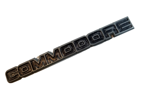 Commodore boot badge - VK VL - turbo hdt hsv calais V8 bt1 ss S00 ...