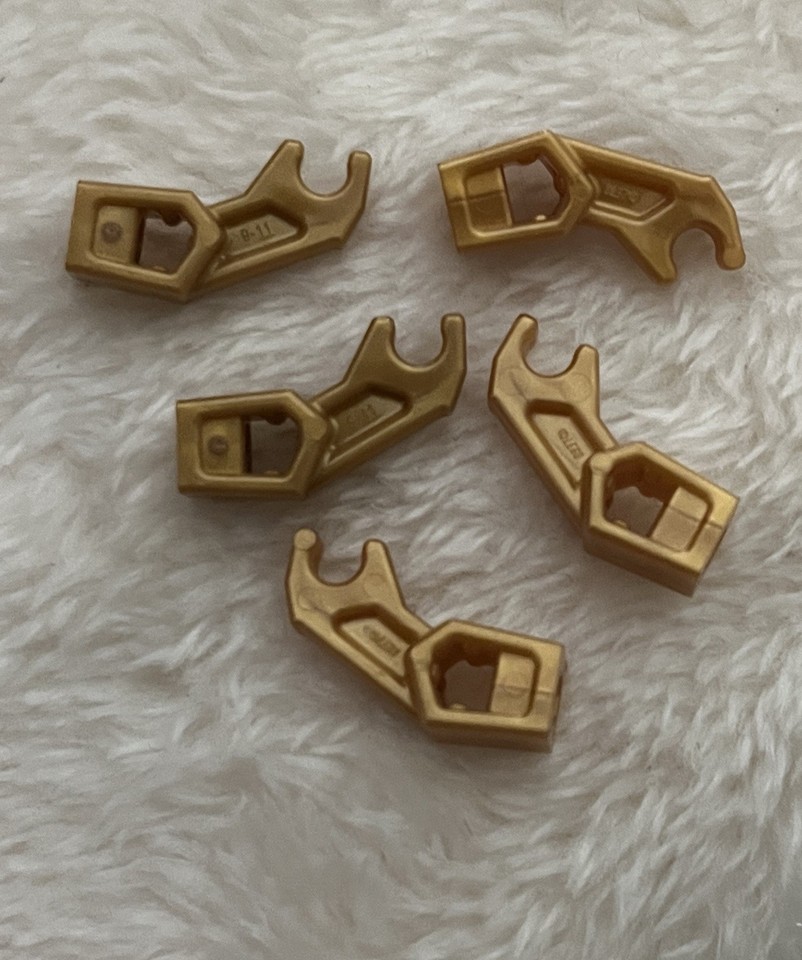 Lego 53989 Arm Mechanical, Exo-Force / Bionicle (qty 9) Gold | eBay