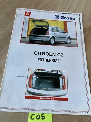 Citroën C3 Gruau Company Prospectus Automobile Catalog Brochure ...