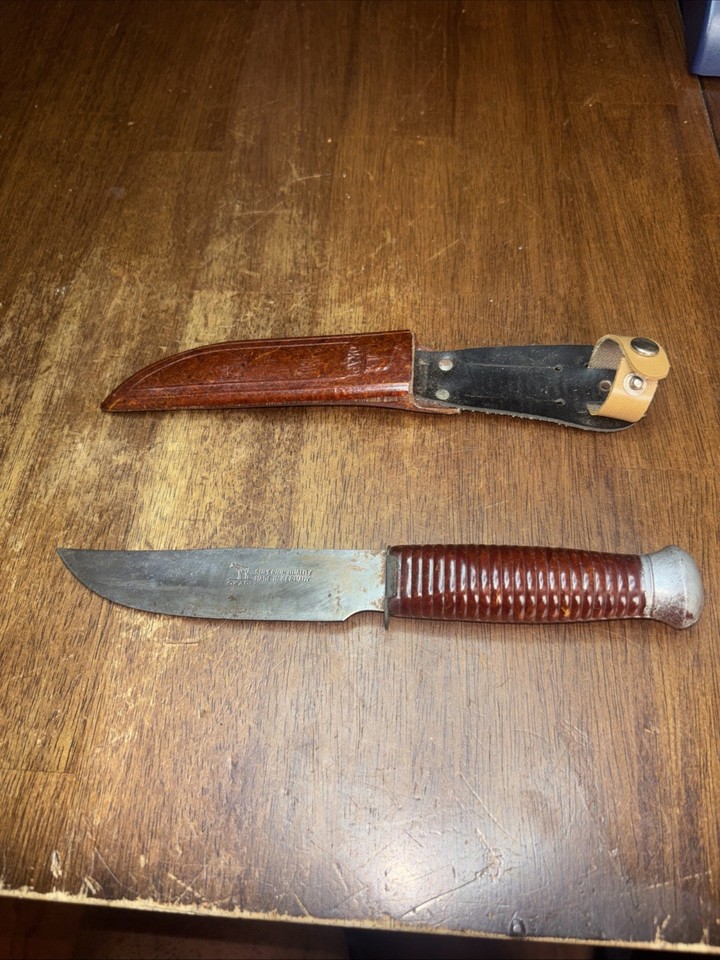 Vintage Okapi Knife with Sheath Nice! | eBay