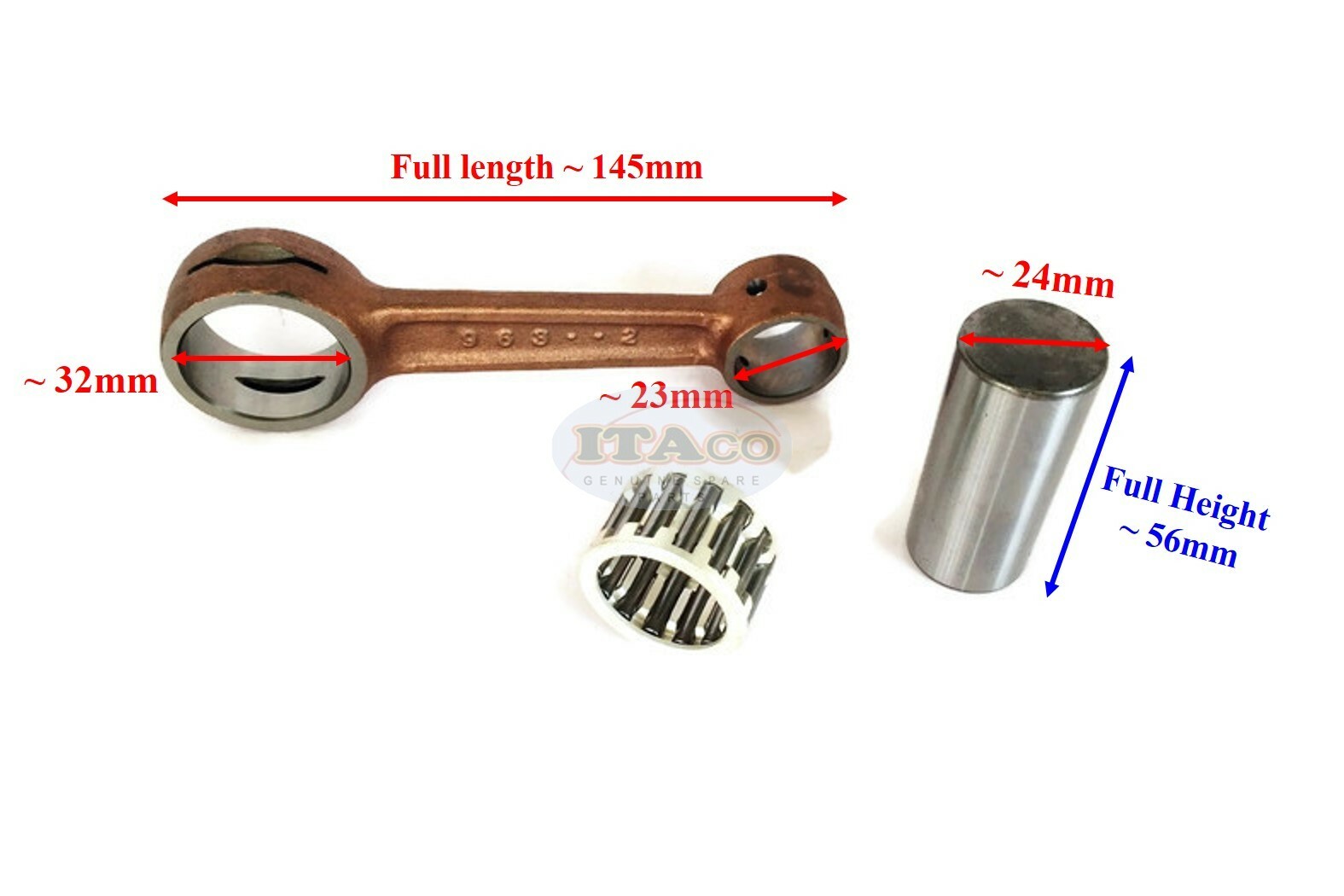 Boat Connecting Con Rod Kit Assy 12161-96300 91L00 Suzuki Outboard 20hp ...