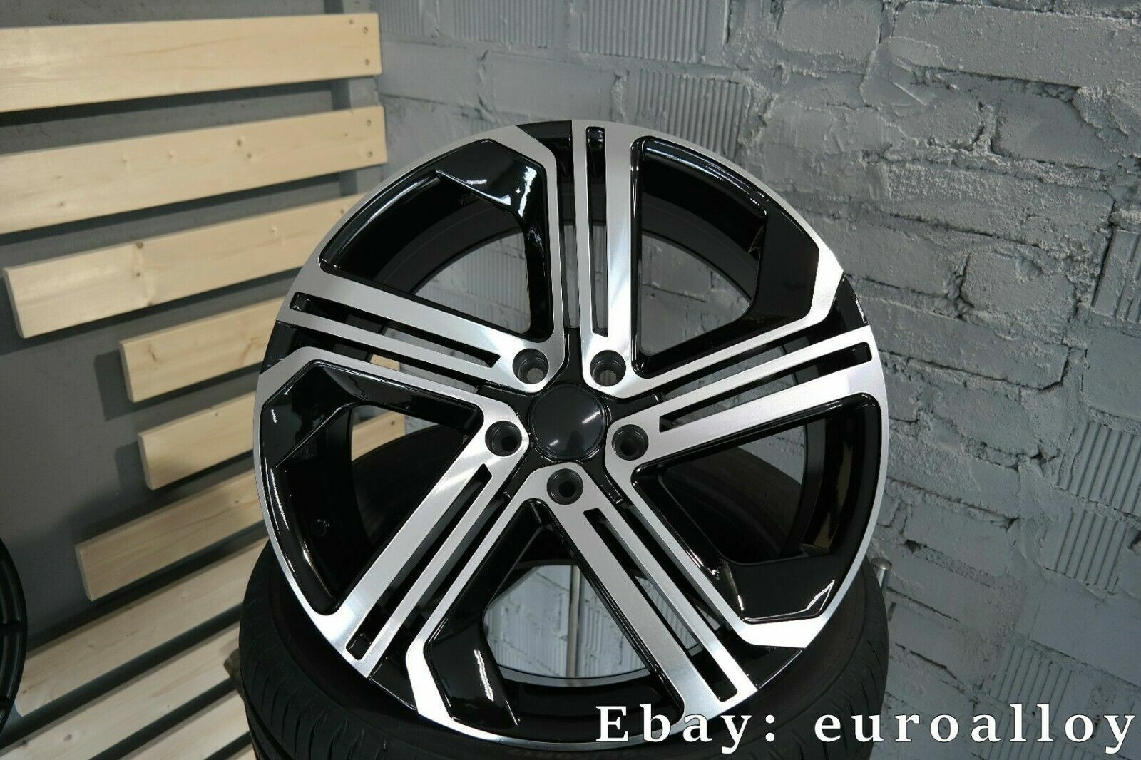 New 18 inch 5x112 VW R400 style rims for Golf Jetta Passat GTI R wheels ...