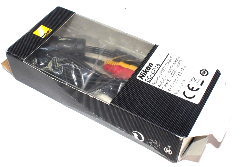 Nikon EG-CP16 25822 AV RCA Cable for AW100 P300 P500 P7000 P7100 S80 ...