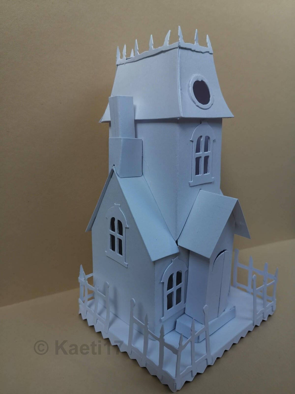 Village Manor dwelling die cut kit house building precut 300gsm Tim ...