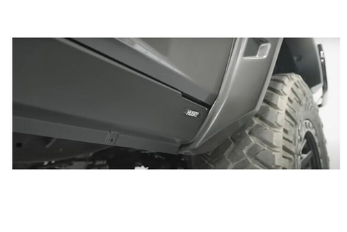 Matte Black TPO Rocker Panel Trail Armor 3M Tape-On for 14-18 Silverado ...