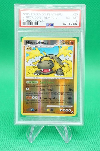 2009 Pokemon Platinum Rising Rivals Rev Foil #25 Hippowdon PSA 6 ES6 | eBay