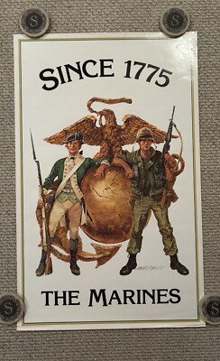 Original Vietnam Era Poster Since 1775 The Marines 24x38” | eBay