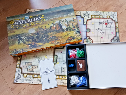 Waterloo - The Battle Of Waterloo Game - Rare Dutch/French Clipper ...