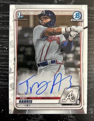 Trey Harris 2020 Bowman Chrome 1st Prospect Auto #CPA-TH | eBay