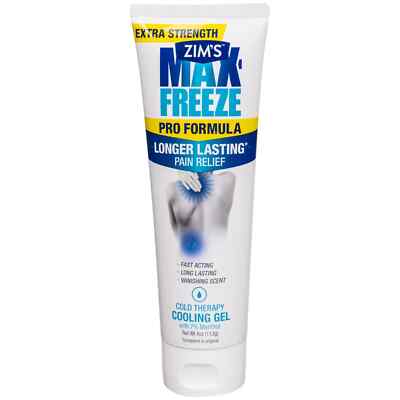 Zim'S Max-Freeze™ PRO Extra Strength Pain-Relieving Cooling Gel, 4 Oz ...