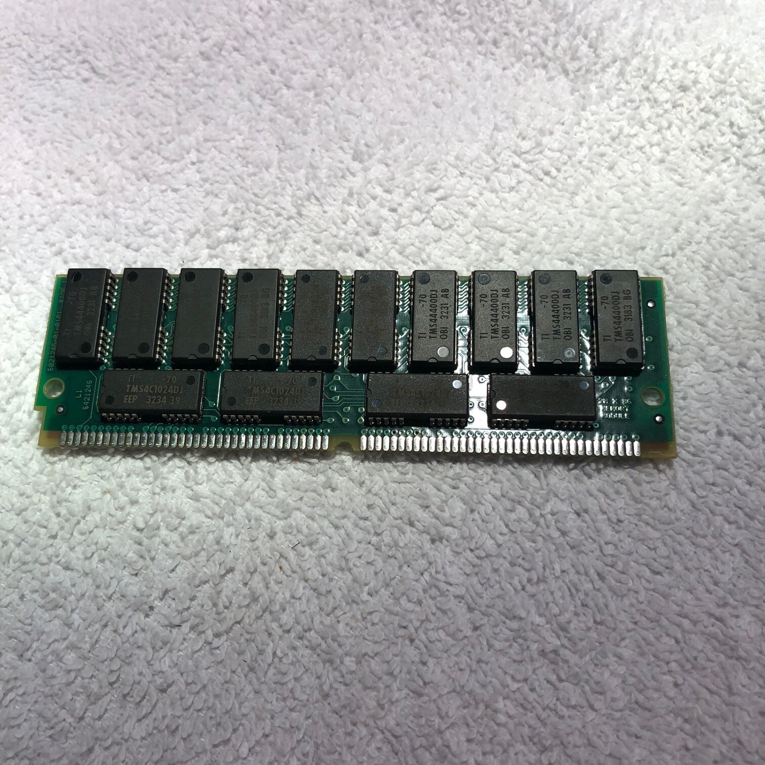 DIGITAL EQ. 5021245-01-B1P1 72 PIN 70NS Vintage SIMM MEMORY, 8 MB X 9 ...