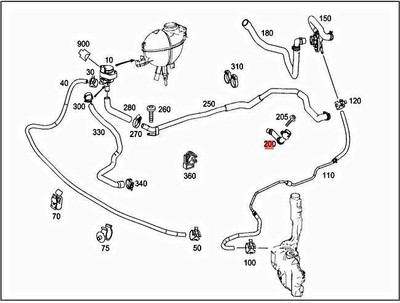 Genuine MERCEDES A207 C204 C207 C218 S204 S212 W204 W212 Feed line ...