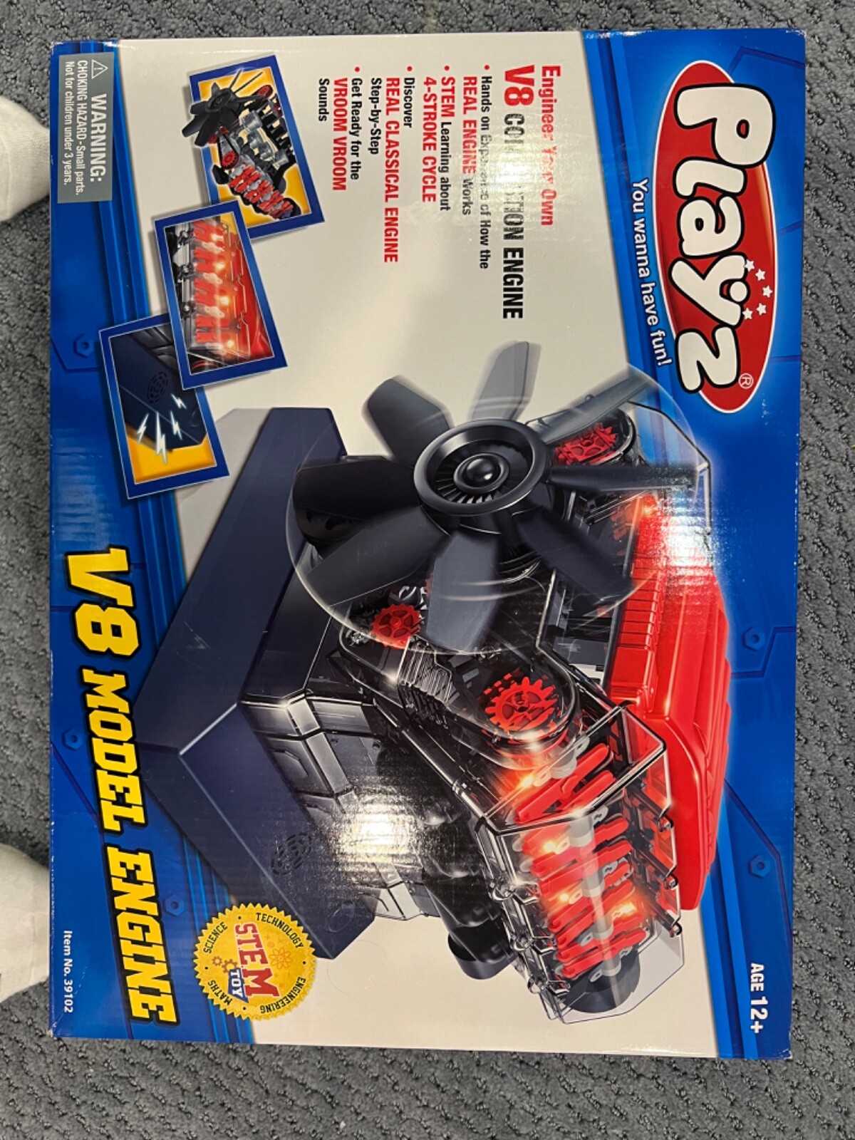 Playz V8 Model Combustion Engine STEM Toy Real Classical Engine | eBay