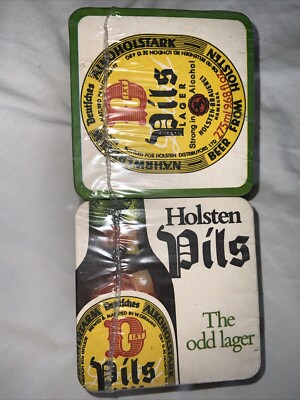 Vtg 96 Beer Coaster lot HOLSTEN Brauerei Diat Pils Bier The Odd Lager Germany | eBay