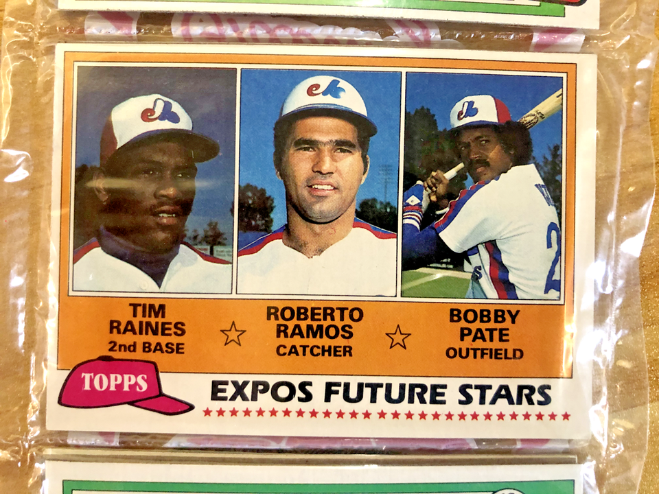 1981 TOPPS ~ XMAS RACK PACK ~ Tim Raines ROOKIE, Bobby Bonds on BACK | eBay
