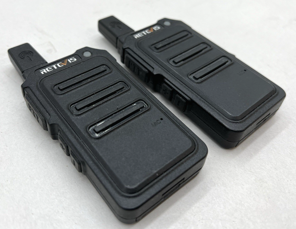 (2) Retevis RETC 15 RT68 Walkie Talkie Two Way Handheld Radio NO ...