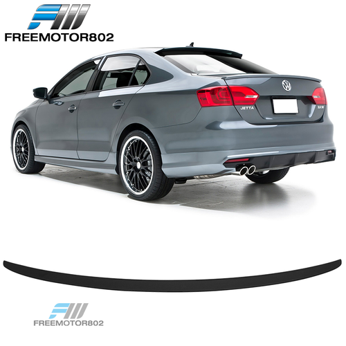 Fits 11-18 VW Jetta OE Style Rear Trunk Spoiler Wing Matte Black | eBay