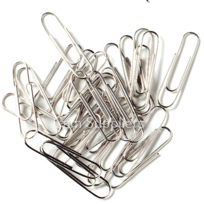 1000 x Quality Plain Paper Clips 32mm Polished Steel Metal | eBay