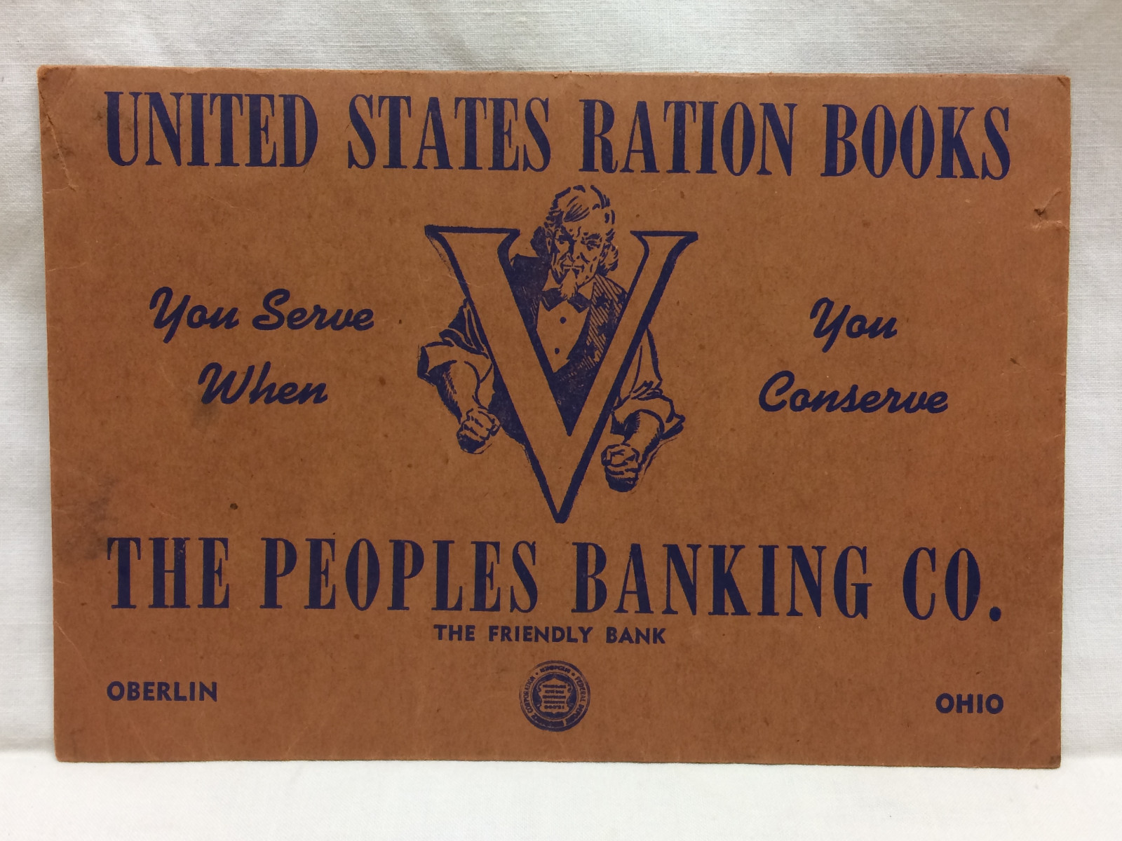 WW2 United States Ration Books Envelope Oberlin Ohio The Peoples ...