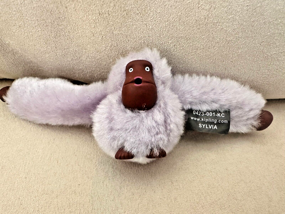 NWT KIPLING MONKEY KEYCHAIN KEY RING CHARM BLACK RED GRAY BLUE GREEN ...