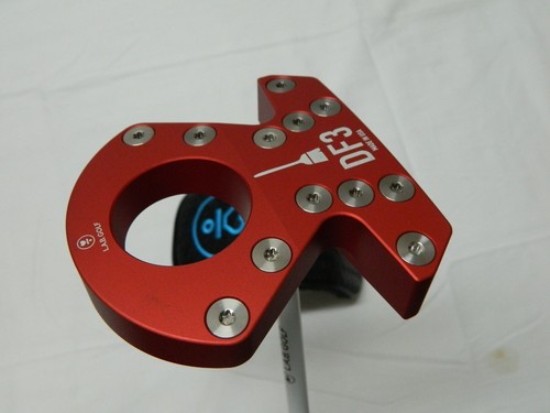 Lab Golf DF3 RED Broomstick 45" 79.5* Lie Putter Accra White DF 3 "B ...