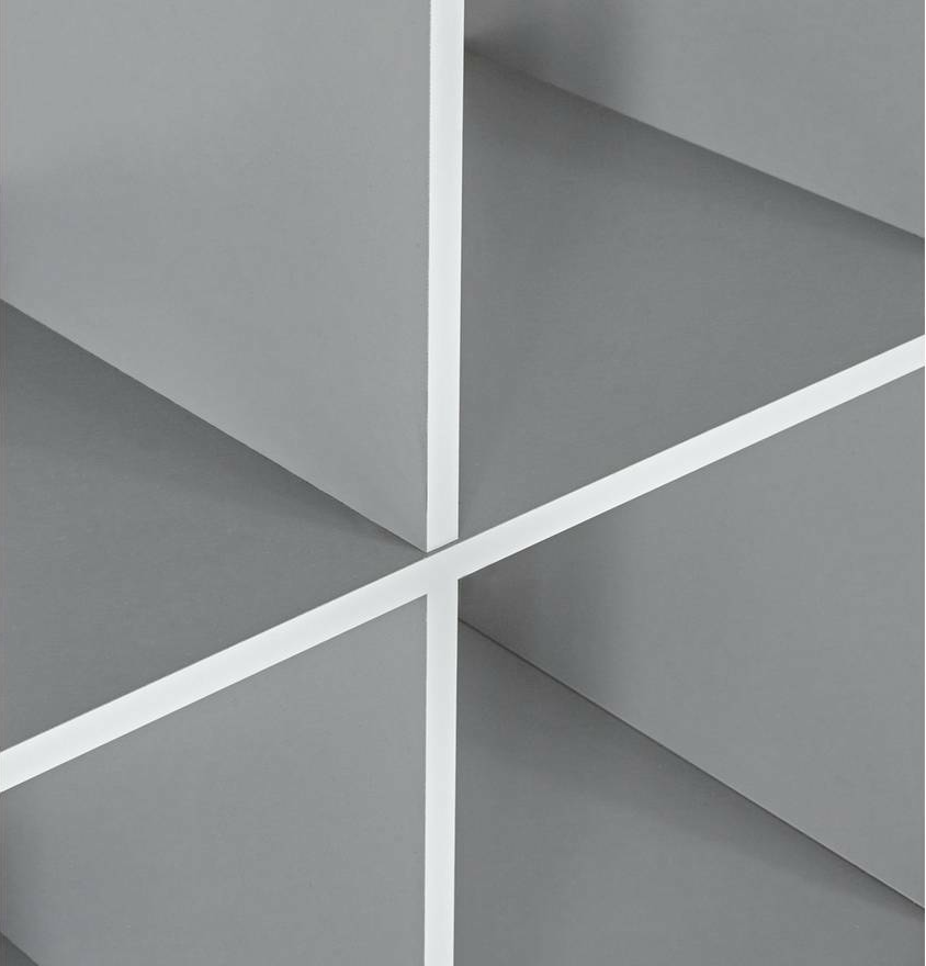 Squares Plus 8 Cube Storage Unit - Grey | Modern Organizer Shelves ...