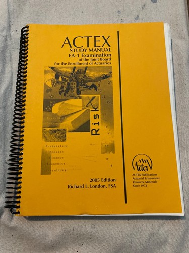 ACTEX study manual | eBay
