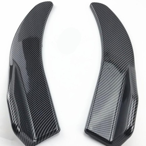 2Pcs Car Bumper Spoiler Kit Rear Lip Side Winglet Body Accessories ...