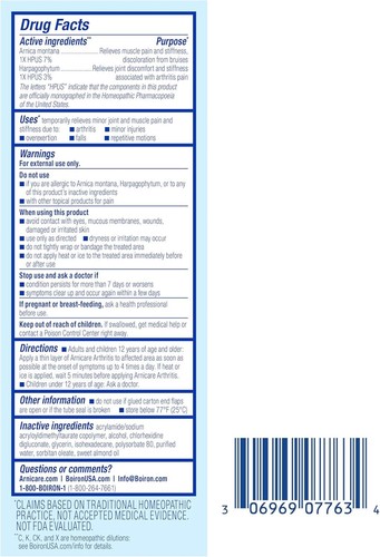 Boiron Arnicare Cream for Soothing Relief of Joint Pain, Muscle Pain ...