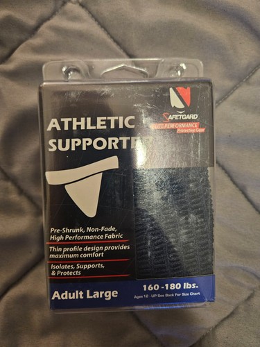 SafeTgard NAVY Athletic Supporter Jockstrap Jock L Football Basketball | eBay