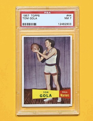 1957-58 Topps - #44 Tom Gola (RC) - PSA 7 | eBay