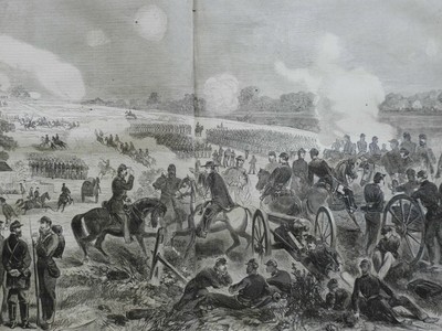 General Sigel's Corps Union Army 2nd Bull Run 1862 large Civil War Era ...