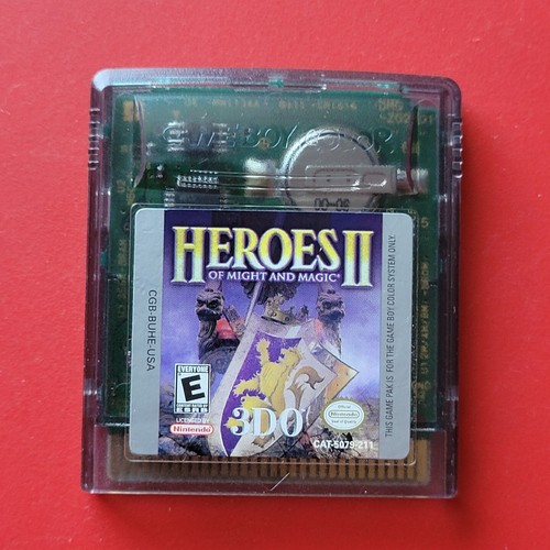 Game Boy Color Heroes of Might and Magic II 2 Nintendo GBC Authentic ...