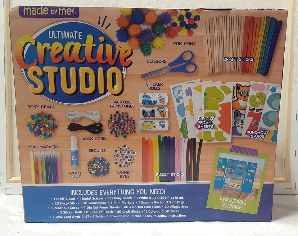 Made By Me Ultimate Creative Studio Craft Kit, Boys and Girls, Child ...