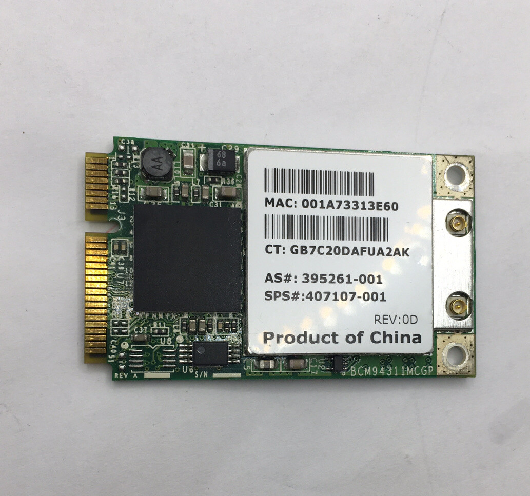 Compaq Presario C500 Laptop WIRELESS CARD 407107-001 | eBay