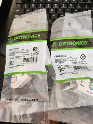 Ortronics OR-TJ645 Clarity TracJack CAT6 45 Degree | eBay