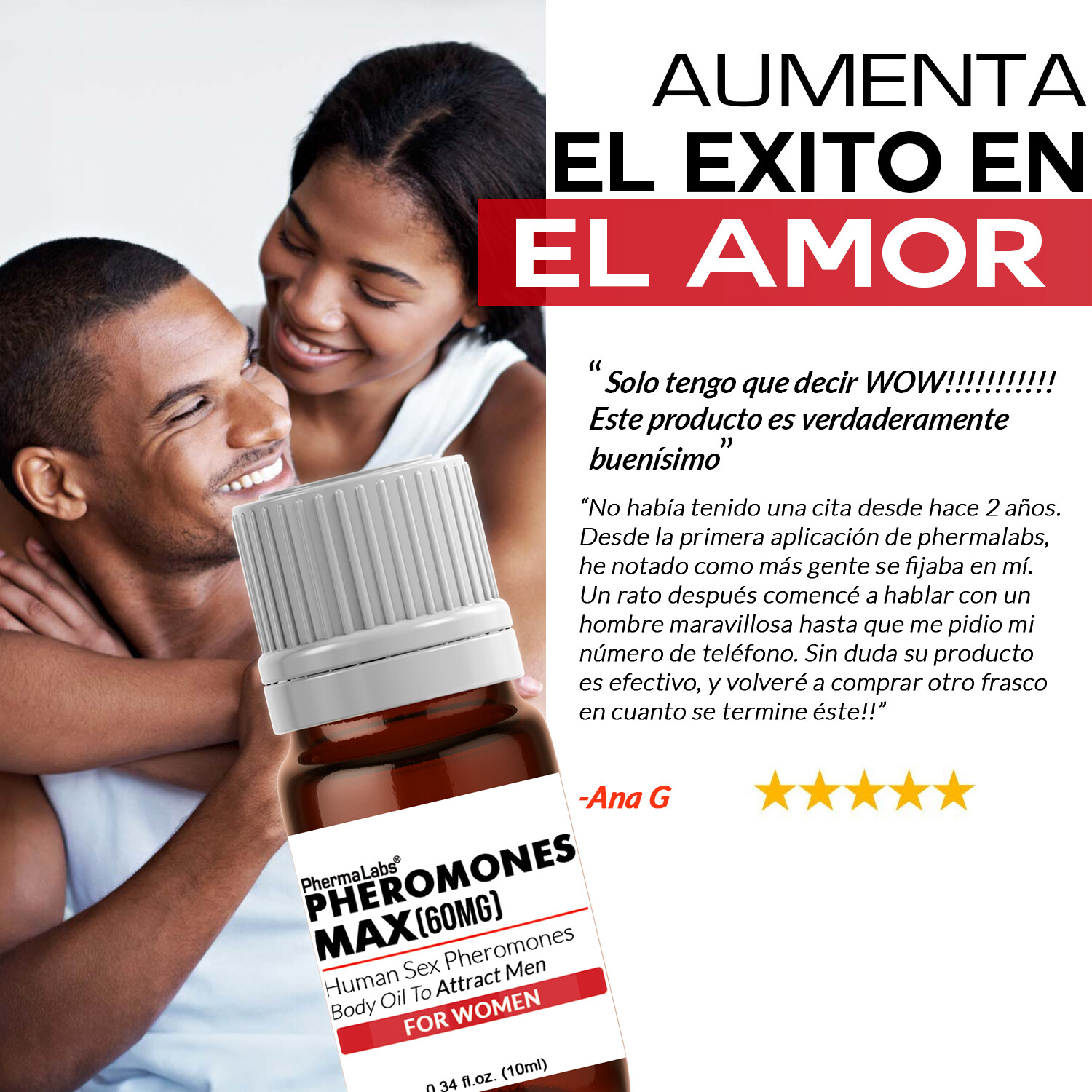 ATRAER HOMBRES! (Pheromone Max) Aceite con Feromonas y Fragancia Máxima ...
