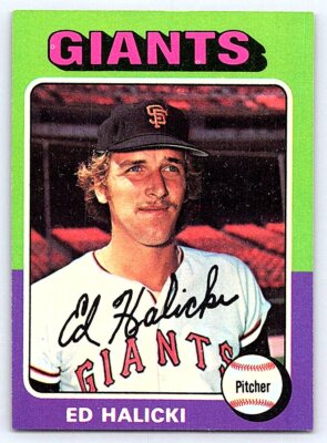 Ed Halicki Rookie 1975 Topps #467 - Please see pics for cond. | eBay