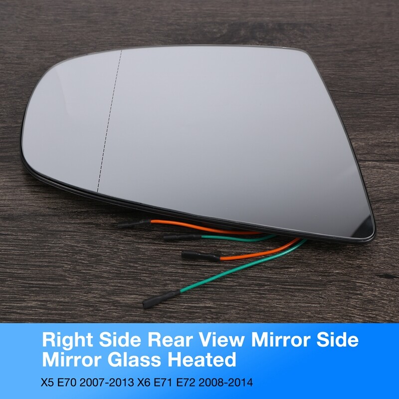 Right Side Rear View Side Glass Heated + Adjustment for X5 E70 2007 ...